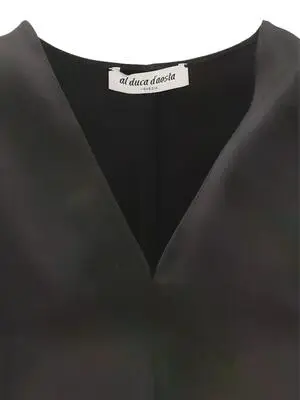 Al Duca D'aosta Satin V-neck Top