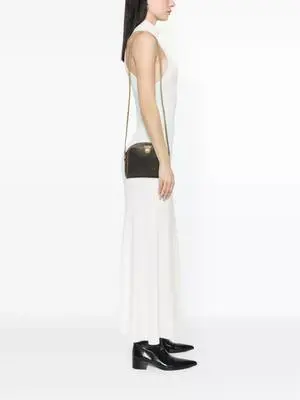 Dior 20th Century Honeycomb Coated Canvas Crossbody Bag - Black
