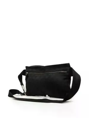 Gucci 2000-2015 Gg Canvas Double Pocket Belt Bag