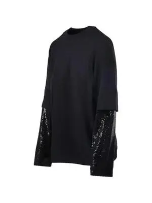 DARKPARK Sequin-embellished Layered-sleeve Sweater