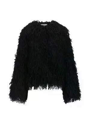 Fendi Fringed-effect Jacket - Black