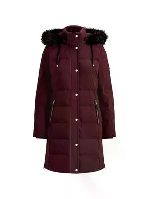 Ralph Lauren Faux-fur-trim Puffer Jacket - Red