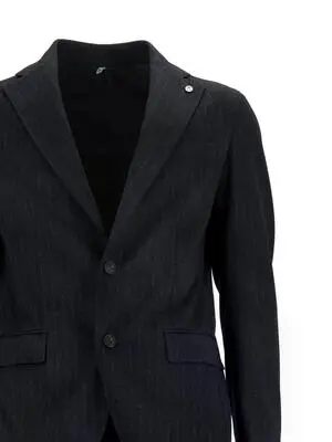 BRANDO Pinstripe-pattern Single-breasted Suit