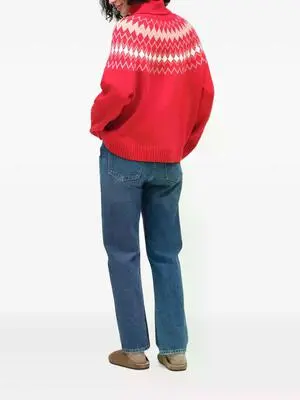 Chinti & Parker Fair Isle Roll-neck Sweater