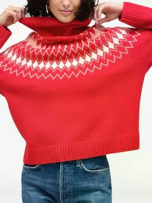 Chinti & Parker Fair Isle Roll-neck Sweater