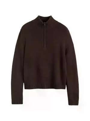 Chinti & Parker Quarter-zip Sweater - Brown