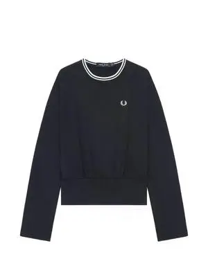 Fred Perry Laurel Wreath Gathered T-shirt - Blue