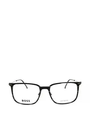 BOSS Rectangle-frame Glasses - Silver