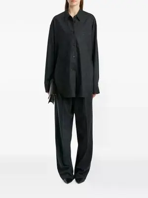 Khaite Goya Top In Charcoal - Grey
