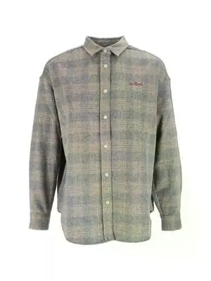 MC2 SAINT BARTH X Peanuts Snoopy Lover Tartan Shirt - Grey