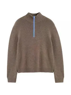 Chinti & Parker Quarter-zip Sweater - Brown