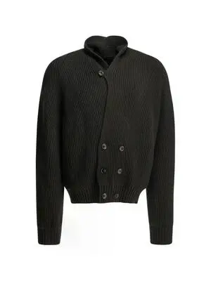 TOM FORD Double-breasted Cashmere Cardigan - Black