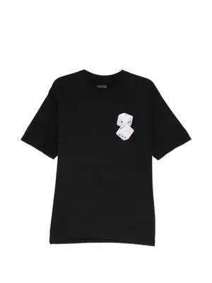 ANTI SOCIAL SOCIAL CLUB Dice-print Cotton T-shirt - Black