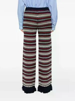 Guest In Residence Western Stripe-knit Trousers