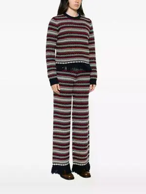 Guest In Residence Western Stripe-knit Sweater