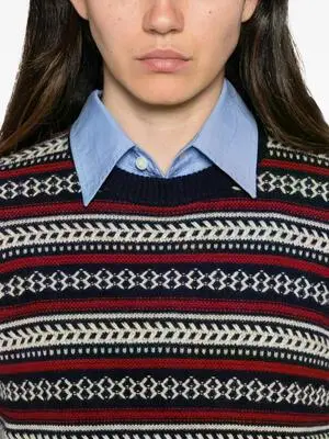 Guest In Residence Western Stripe-knit Sweater
