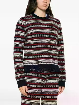 Guest In Residence Western Stripe-knit Sweater