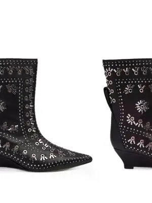ODISSI Gemma D Stud-embellished Boots