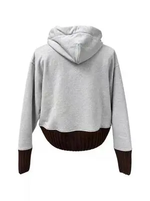 EGONLAB Logo-patch Scarf-detail Hoodie - Grey