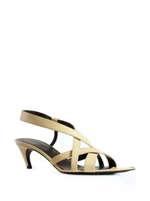 Khaite Sadie Kitten Heel Sandals
