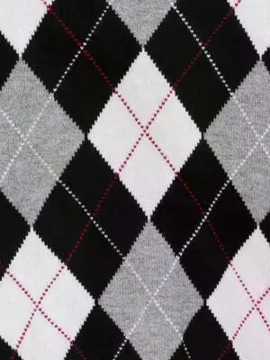 DUNST Argyle-intarsia Sweater