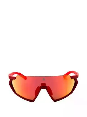 Adidas Sp0041 Shield-frame Sunglasses - Red
