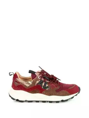 FLOWER Yamano 3 Panelled Sneakers - Red