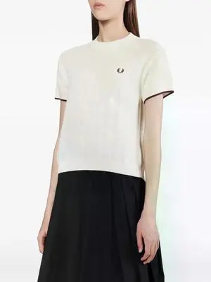 Fred Perry Pointelle-knit Sweater