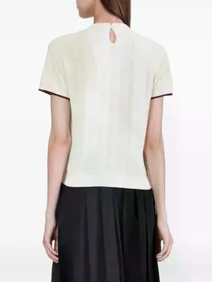 Fred Perry Pointelle-knit Sweater