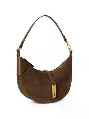 Polo Ralph Lauren Mini Polo Id Suede Shoulder Bag