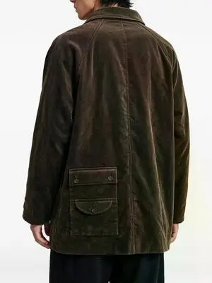 Yohji Yamamoto Corduroy-texture Single-breasted Coat