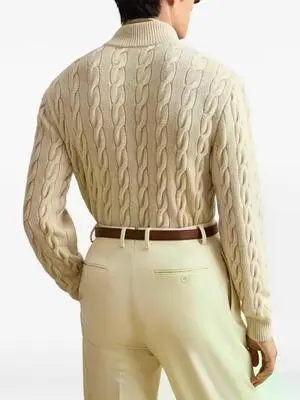 Ralph Lauren Purple Label Cable-knit Cashmere Sweater
