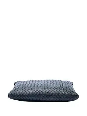 Bottega Veneta 2012-2026 Nappa Intrecciato Vn Crossbody Bag - Blue