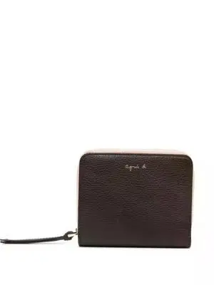 AGNES B. Angele Wallet - Brown