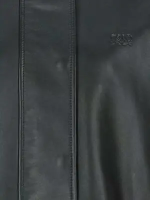 Loewe Logo-embossed Leather Jacket