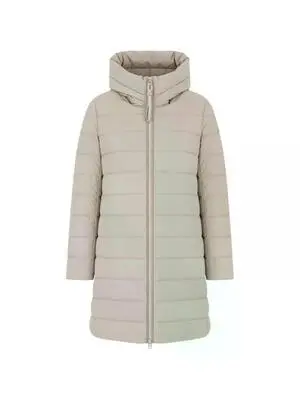 DUNO Cellini Quilted Hooded Jacket - Neutrals
