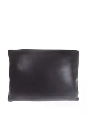 Saint Laurent 2000-2026 Large Lambskin Puffy Pouch Clutch Bag