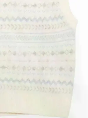 DUNST Fair Isle V-neck Sweater Vest