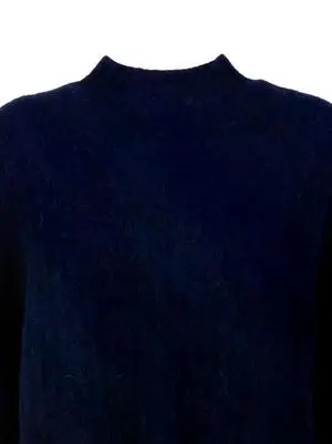 CINQUE Mock-neck Long-sleeve Sweater - Blue