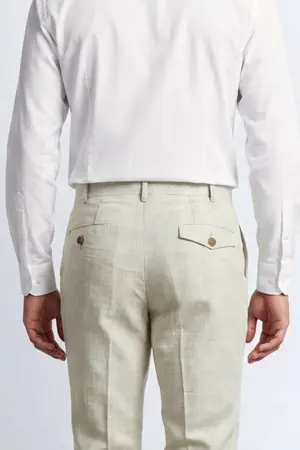 TWISTED TAILOR Beckford Slim Fit Check Suit Trousers