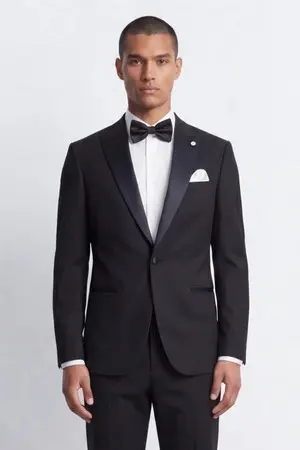 TWISTED TAILOR Kingdon Slim Fit Tuxedo Jacket