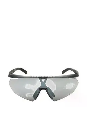 Adidas Sp0015 Shield-frame Sunglasses - Black