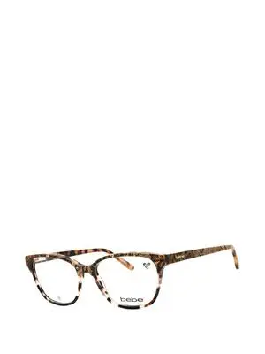 Bebe Lace-print Rectangle-frame Glasses