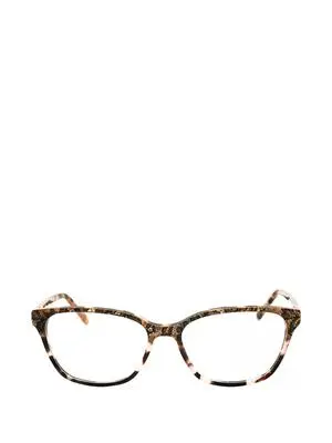 Bebe Lace-print Rectangle-frame Glasses