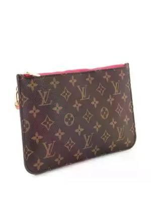 LOUIS VUITTON Neverfull Pochette Monogram Canvas Large Pouch
