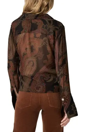 Paige Rosalinda Paisley Button-up Shirt