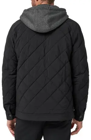 Travis Mathew Grey Wave 2.0 Performance Quilted Jacket