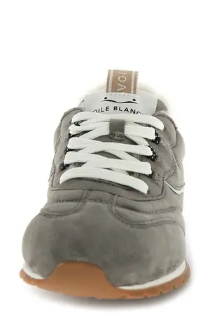 VOILE BLANCHE Play Sneaker With Genuine Shearling Trim