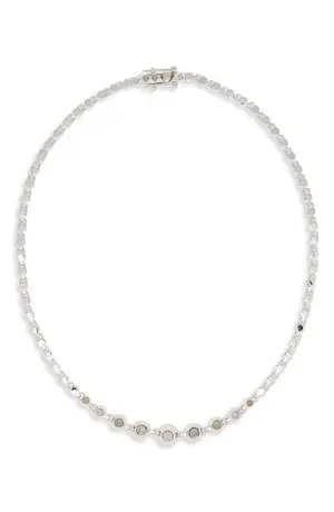 EDDIEBORGO Crescent Labradorite Collar Necklace
