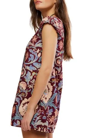 Free People Hopeless Romantic Printed Minidress